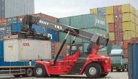 China 18.00-25 Tire Sany Kalmer Heli  SRSC4545C2-80 45 ton stacker crane reach stacker for Port containers for sale