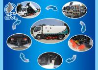 China New Light Road Sweeper Truck With Stainless Steel 5m³ GarbageTank 1100L Water Box With Good Price for sale