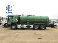 China 6x4 Sinotruk Howo 18CBM Sewer Suction Sludge Transporter Sewage Suction Truck for sale
