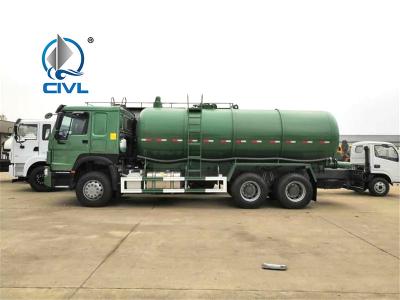 China 6x4 Sinotruk Howo 18CBM Sewer Suction Sludge Transporter Sewage Suction Truck for sale