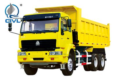 China -SWZ Heavy Duty Dump Truck WD615 Diesel Engine 18 CBM Yellow Colur Tipper Truck Loading Capacity 20 Tons for sale