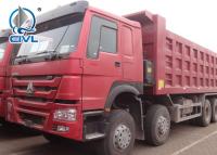 China Sinotruk 12 Wheels Howo 8x4 Tipper Truck 336 - 380hp Euro 2 Loading 40t Capacity 30m3 for sale