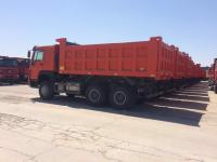 China Sinotruk HOWO 336HP ZZ3257N3247B 10 Wheels WD615.69 Engine Red Color 30ton Dumper Truck for sale