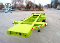 China 2 / 3 Axles Skeleton Container Semi Trailer Trucks , container transport for sale