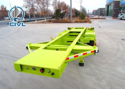 China 2 / 3 Axles Skeleton Container Semi Trailer Trucks , container transport for sale
