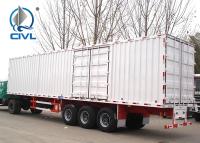 China Classical CIVL 3 Axles High Coloumn Cargo Semi Trailer Trucks Option Demission for sale