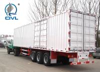 China Classical CIVL 3 Axles High Coloumn Cargo Semi Trailer Trucks Option Demission for sale