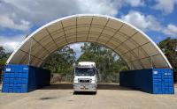 China container and tent storage shelter  Good Price Container And Tent for sale