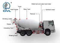 China SINOTRUK HOWO 6 x 4 Concrete Mixer Truck 12m3  mixer tank volume LHD for sale