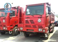 China New 10Tires 45 - 50 Km/H  70T Mine Heavy Duty Dump Truck / Dumper Truck Of Sinotruk HOWO Front Lifting for sale