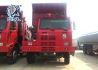 China HOVA 60 Ton 6x4 Mining Heavy Duty Dump Truck for Transport , Red for sale