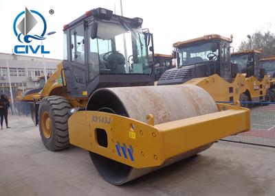China XCMG XS143J 14 ton Road Maintenance Machinery Mechanical single drum vibratory road roller for sale