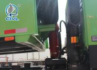 China new A7 Heavy Duty Dump Truck 8x4 420hp Euro II Engine Green Color for sale