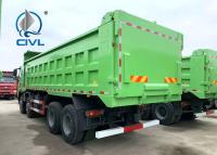 China HOWO Tipper Heavy Duty Dump Truck 6x4 With Strengthen Bumper Hydraulic Front Lifting for sale
