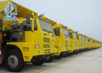 China Sinotruk 70T 6x4 Howo Heavy Duty Loading Mining Dump Truck For Big Rocks In Wet Mining Road for sale