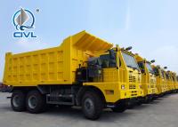 China Sinotruk 70T 6x4 Howo Heavy Duty Loading Mining Dump Truck For Big Rocks In Wet Mining Road for sale