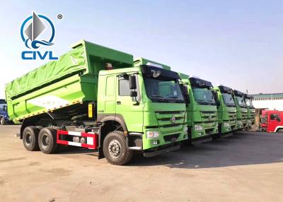 China New U-Shape Howo Dumper Lorry 6x4 Drive Heavy Duty Dump Truck With Hyva Lifting Bottom for sale
