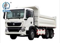 China New Diesel Heavy Duty Dump Truck Payload 30 Tons 10 Wheels Hyva 16m3 Bucket white color for sale