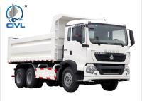 China New Diesel Heavy Duty Dump Truck Payload 30 Tons 10 Wheels Hyva 16m3 Bucket white color for sale