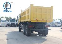 China 30Ton Yellow SINO Heavy Duty Dump Truck Trailer 6 x 4 for Transport for sale