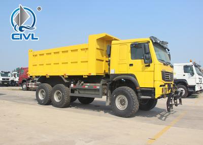 China 30Ton Yellow SINO Heavy Duty Dump Truck Trailer 6 x 4 for Transport for sale