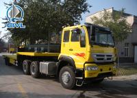 China 2/3/4 Axles Flatbed Semi-Trailer For Transporting Containers Jost Support Leg Fuwa Axle/ BPW Axle for sale