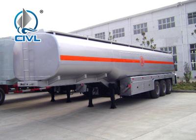 China New 60 CBM Oil Tank Truck 3 Axles Semi Flatbed Semi Trailer Trucks For Oil Fuel Transport for sale