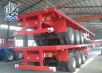China 40 Feet Flatbed Semi Trailer With 3 Axles, Semi Trailer Truck from China for sale
