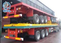 China 40 Feet Flatbed Semi Trailer With 3 Axles, Semi Trailer Truck from China for sale