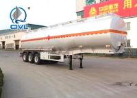 China New SINOTRUK Carbon Steel 60 Cfm Oil Tank Semi Flatbed Trailers For Oil Fuel Transport for sale