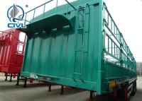 China Lightweight Column Semi Trailer Trucks Deadweight 6 Tons 3 Axle 13 Meters for sale