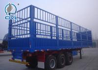 China CIMC 3 Axle 60 Ton Cargo Stake Box Van Semi Fence Trailer 13M Length for sale