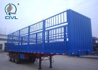 China Lightweight Column Semi Trailer Trucks Deadweight 6 Tons 3 Axle 13 Meters for sale