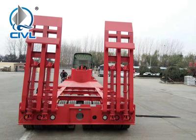 China 3 Pcs 13T Axles Semi Trailer Trucks With 12.00R20 Model Tires And Jost Legs For 40T Heavy Duty Loaded . for sale