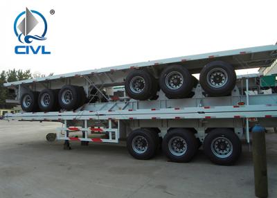 China 13M Length Hydraulic Gooseneck Low Bed Semi Trailer Trucks 60 Ton Heavy Duty for sale