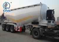 China 3 AXLES Large Construction Site Bulk Cement Tank Semi Trailer Trucks With #50 / #90 Fifth Wheel for sale