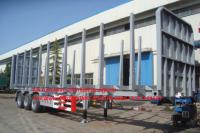 China Electric System 5000kg Logging Semi Trailer Trucks For Transporting Log / Wooden Semi Trailer for sale