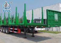 China Electric System 5000kg Logging Semi Trailer Trucks For Transporting Log / Wooden Semi Trailer for sale