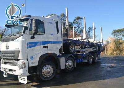 China Electric System 5000kg Logging Semi Trailer Trucks For Transporting Log / Wooden Semi Trailer for sale