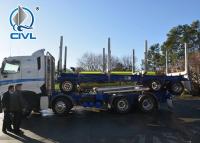 China Electric System 5000kg Logging Semi Trailer Trucks For Transporting Log / Wooden Semi Trailer for sale