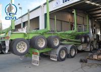 China Electric System 5000kg Logging Semi Trailer Trucks For Transporting Log / Wooden Semi Trailer for sale