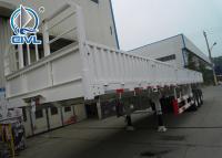 China new sidewall cargo semi trailer 3Axles 50T 6mm Thickness Semi Lorry Container Trailers Can Option ABS for sale