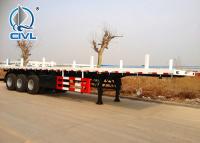 China 40 Feet Container Carrying flatbed Semi Trailer Trucks With JOST Landing Leg for sale
