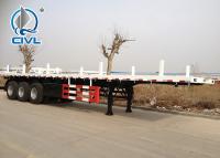 China 40 Feet Container Carrying flatbed Semi Trailer Trucks With JOST Landing Leg for sale