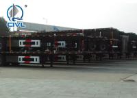 China 40 Feet Container Carrying flatbed Semi Trailer Trucks With JOST Landing Leg for sale