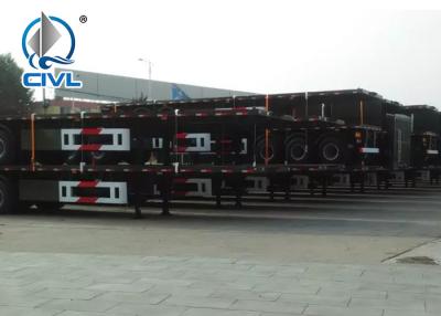 China 40 Feet Container Carrying flatbed Semi Trailer Trucks With JOST Landing Leg for sale