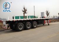 China 40 Feet Container Carrying flatbed Semi Trailer Trucks With JOST Landing Leg for sale
