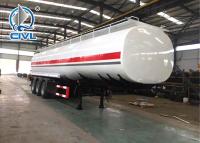 China 3 Axles 50000 Liters Fuel Semi Tanker Trailer For Carrying Storing Oil With Gun Pump Flow Meter for sale