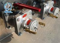 China 3 Axles 50000 Liters Fuel Semi Tanker Trailer For Carrying Storing Oil With Gun Pump Flow Meter for sale