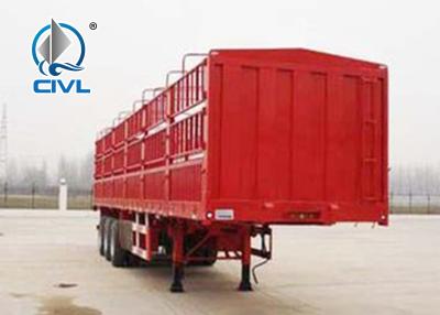China Fence Cargo Trailer Light Self - Weight Cargo Semi Trailer Truck Used In Logistic Industry for sale